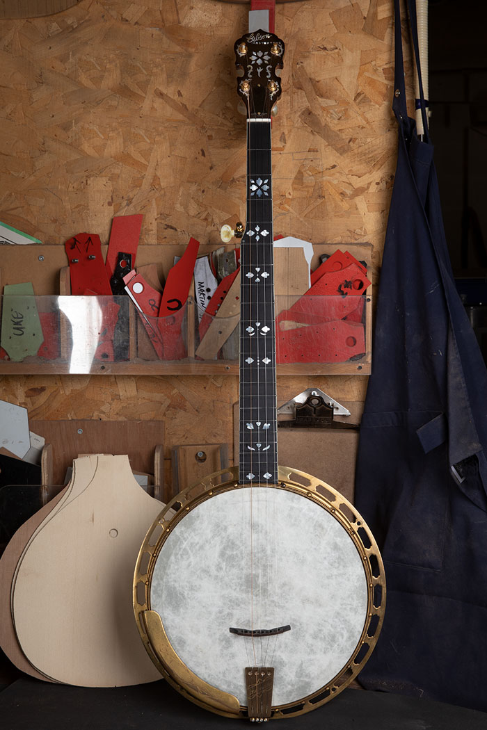 Custom Guitars | A new neck for Martin Simpson's Banjo | Fylde Guitars
