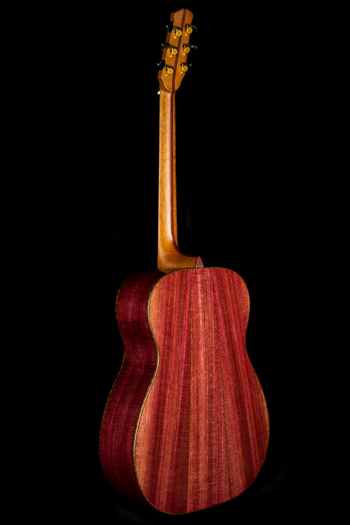 Custom Guitars | Purpleheart Fan Fret Baritone | Fylde Guitars