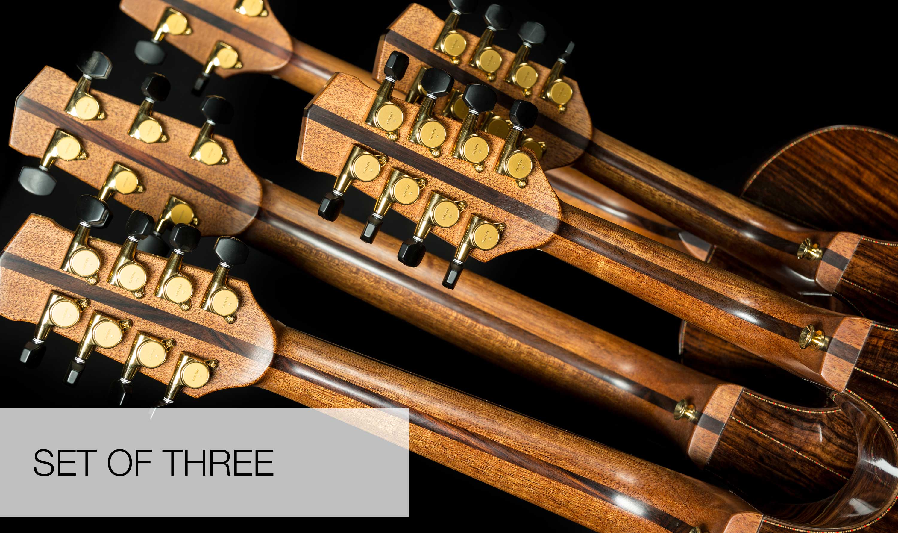 Custom Guitars | Set of Three | Fylde Guitars